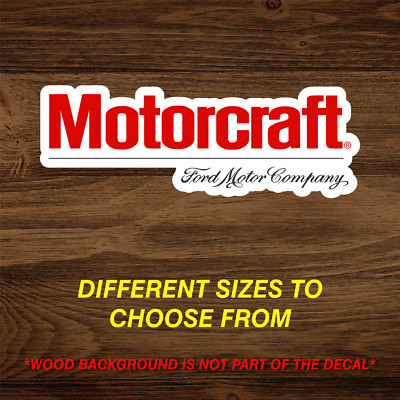 Ford Motorcraft Parts, Vinyl Decal Sticker, Indoor Outdoor | eBay