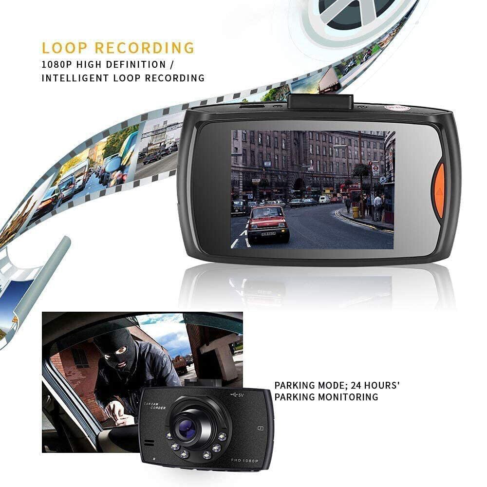 Full HD 1080P Night Vision Car Recorders DVR Camera Dash Cam Video ...
