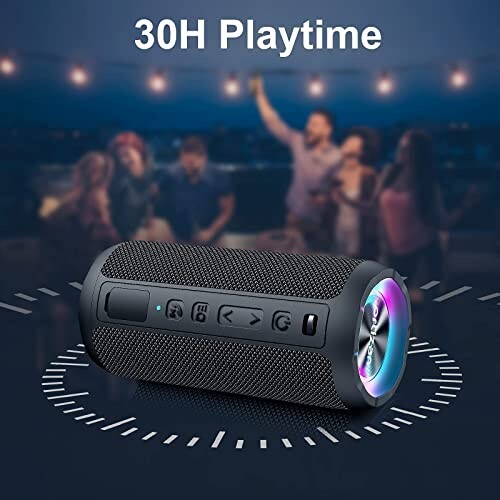 Loudest Bluetooth Speaker System Outdoor Wireless Loud,LED Light ...