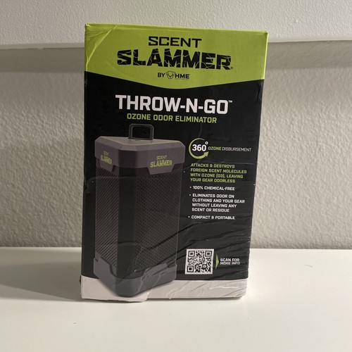 Throw-N-Go Odor Air Purifier Hunting Scent DAMAGED PACKAGE OPEN BOX ...