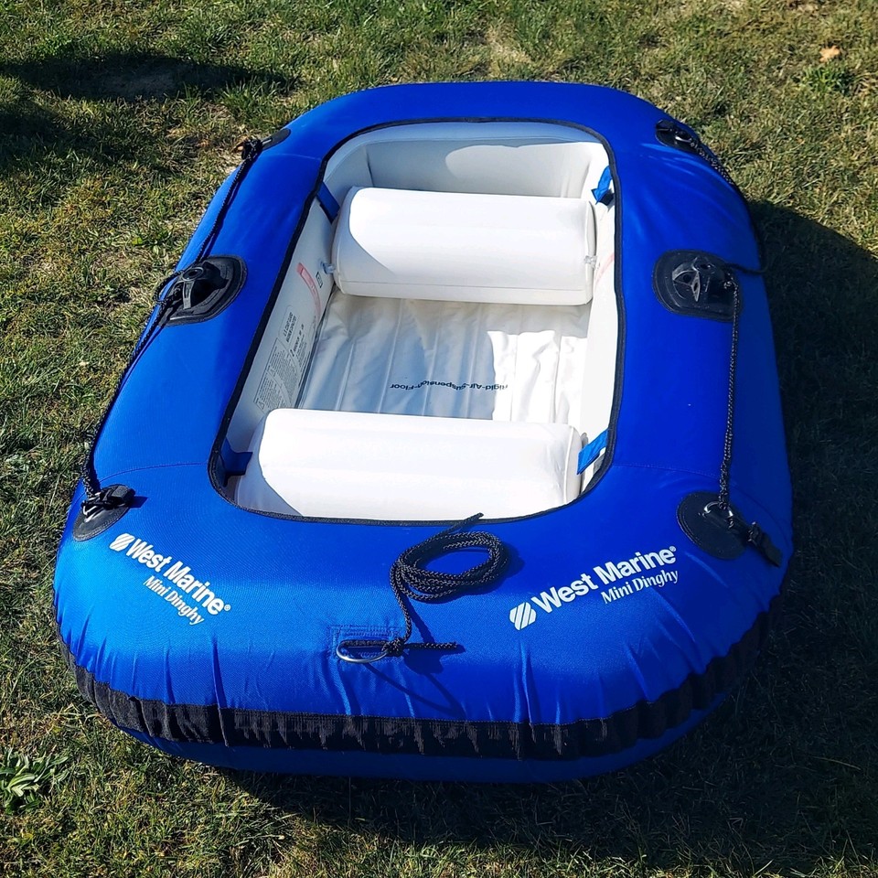 NEW! West Marine Mini Dinghy, Model TR200CKWM, 2-Person Inflatable w ...
