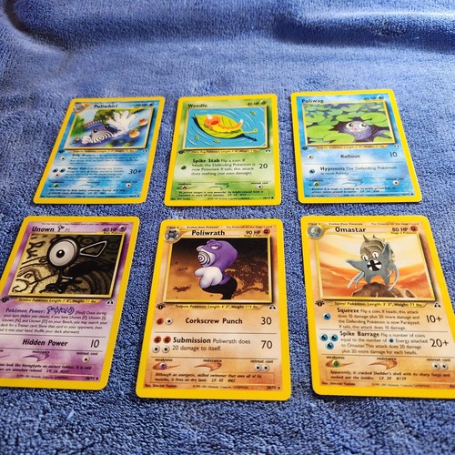 6 First Edition 2001 Pokemon Vintage Pocket Monsters Cards | eBay