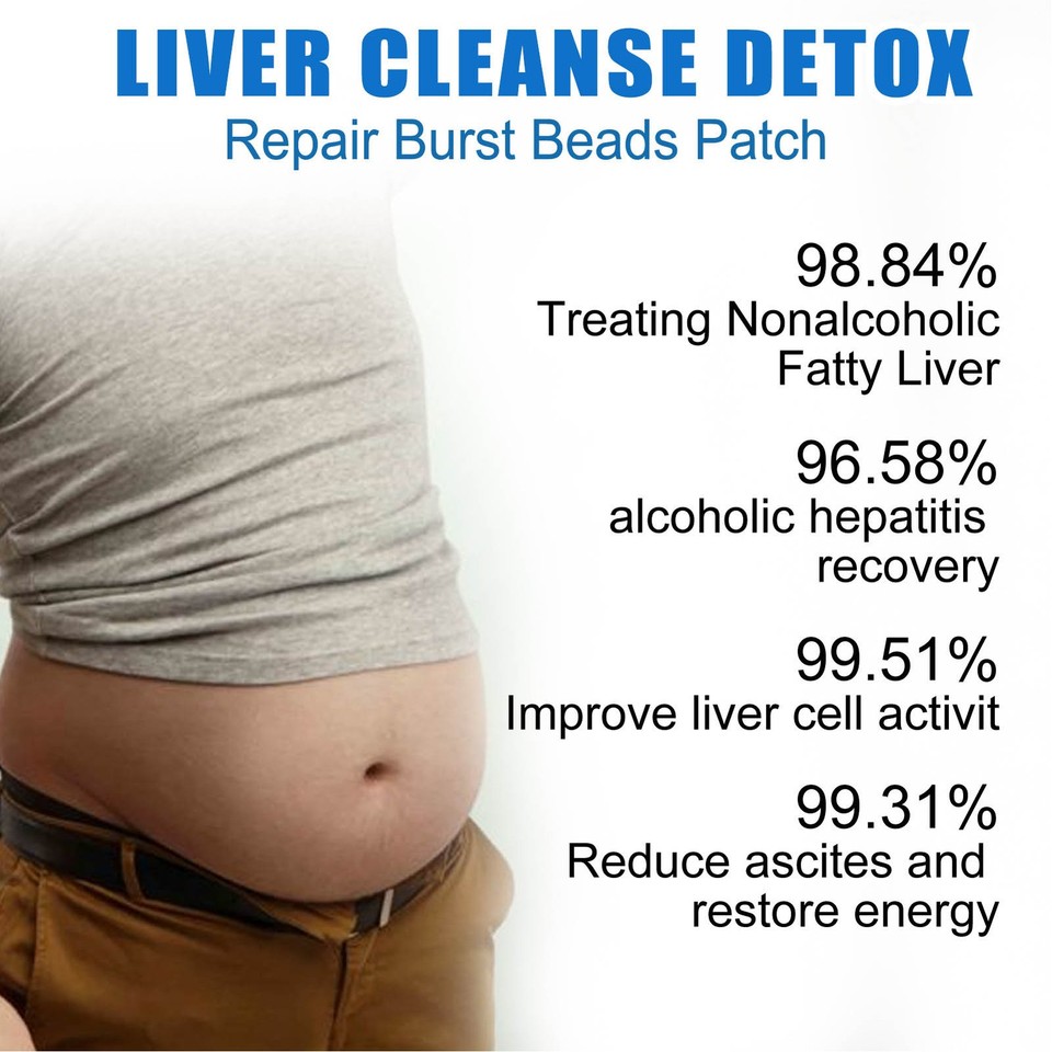 36pcs Liver Detox Patch Gentle Liver Cleansing Repair Discomfort Relief ...