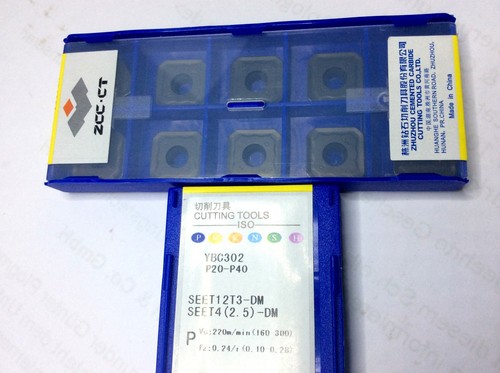 10 x ZCC-CT inserts SEET 12T3-DM YBC302 similar R245-12T3... NEW!! | eBay