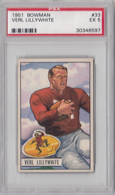 1951 Bowman #33 Verl Lillywhite PSA 5 Set Break | eBay