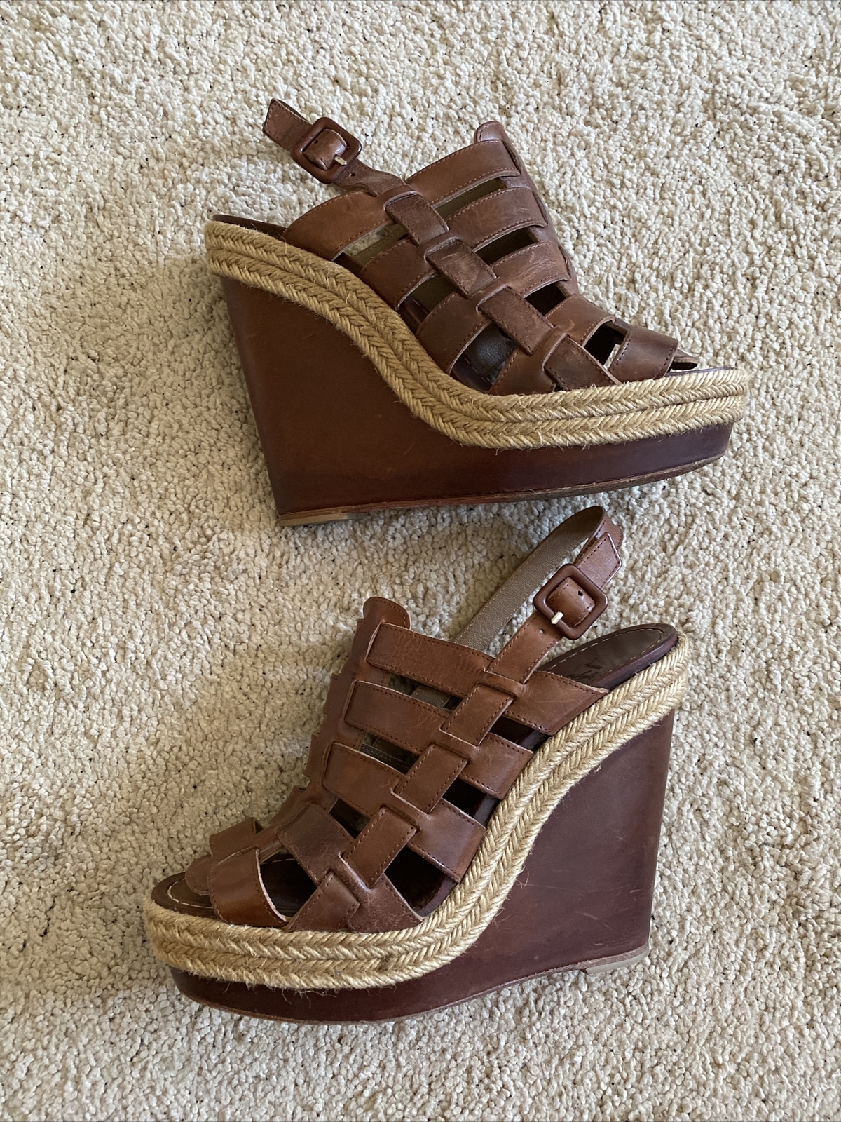 Christian Louboutin Barcelona gladiator wedge sandal … - Gem