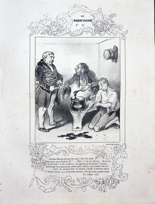 LITHOGRAPHIE HONORE DAUMIER LES 101 ROBERT MACAIRE POT-BOUILLANT UN ...