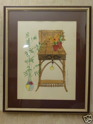 BABETTE EDDLESTON California Listed Artist water-colored serigraph ...