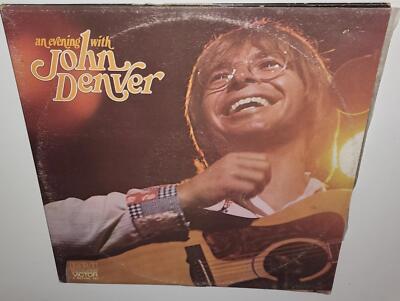 JOHN DENVER AN EVENING WITH JOHN DENVER (1975) EX / VG COND VINYL LP ...