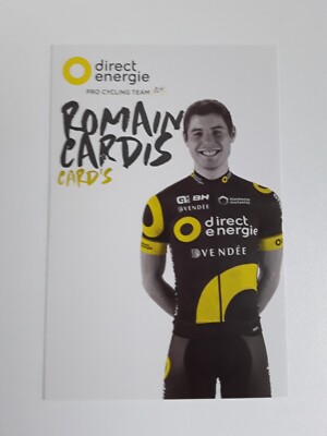 CYCLISME Carte cycliste ROMAIN CARDIS Équipe DIRECT ÉNERGIE SAISON 2017 ...
