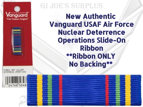 USAF Military New Vanguard Nuclear Deterrence Slide-On Uniform Ribbon ...