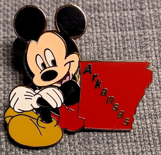 Official Disney Pin - Disney Store Mickey Mouse State Series - Arkansas ...