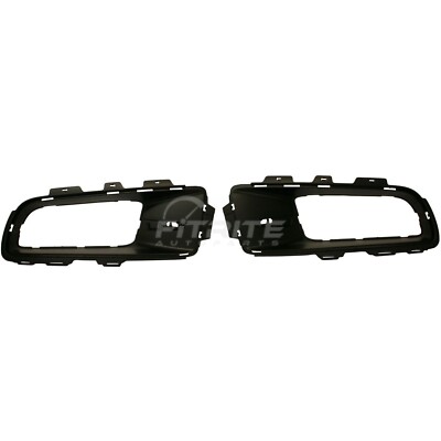 Front Left & Right Side Fog Lamp Molding Primed For 2007-2010 Bmw X5 ...