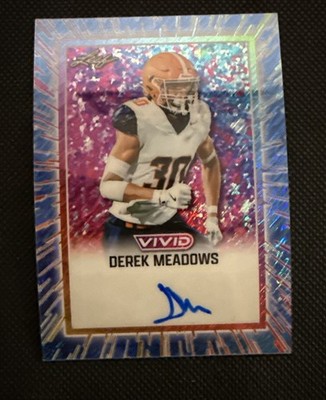 2025 Leaf Vivid Football Derek Meadows Auto #/6 Alabama! | eBay