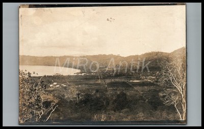 Large Photo, German New Guinea (Papua New Guinea), Settlement with ...