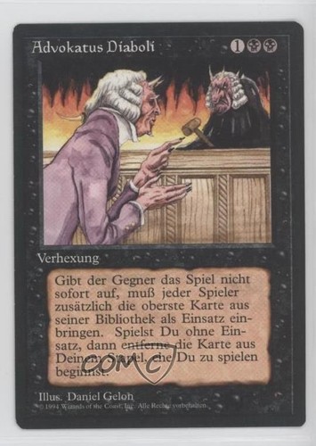 Demonic Attorney German Black Border Magic: Revised Edition 1994 | eBay