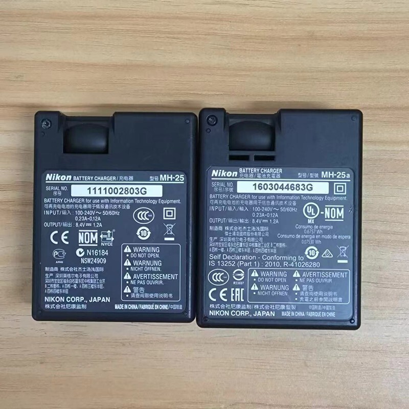 MH-25 MH-25a Battery Charger for Nikon EN-EL15 EL15B D800 D810 D850 ...