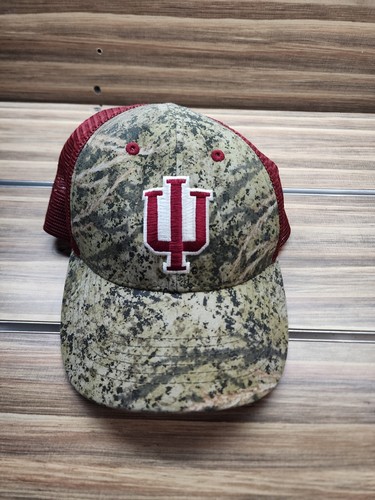 IU Camo Adjustable Mesh Back Hat Basketball Cap | eBay
