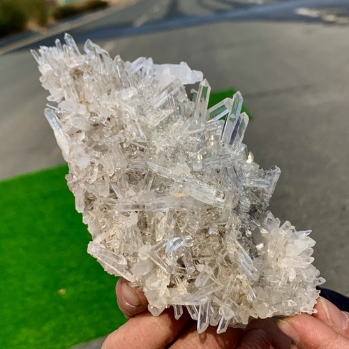 293G Rare! Natural Himalayan white quartz cluster crystal specimen ...