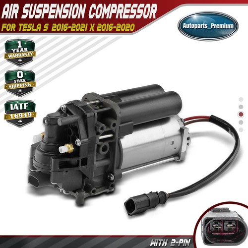 Air Suspension Compressor for Tesla S 2016-2021 X 2016-2020 Electric ...