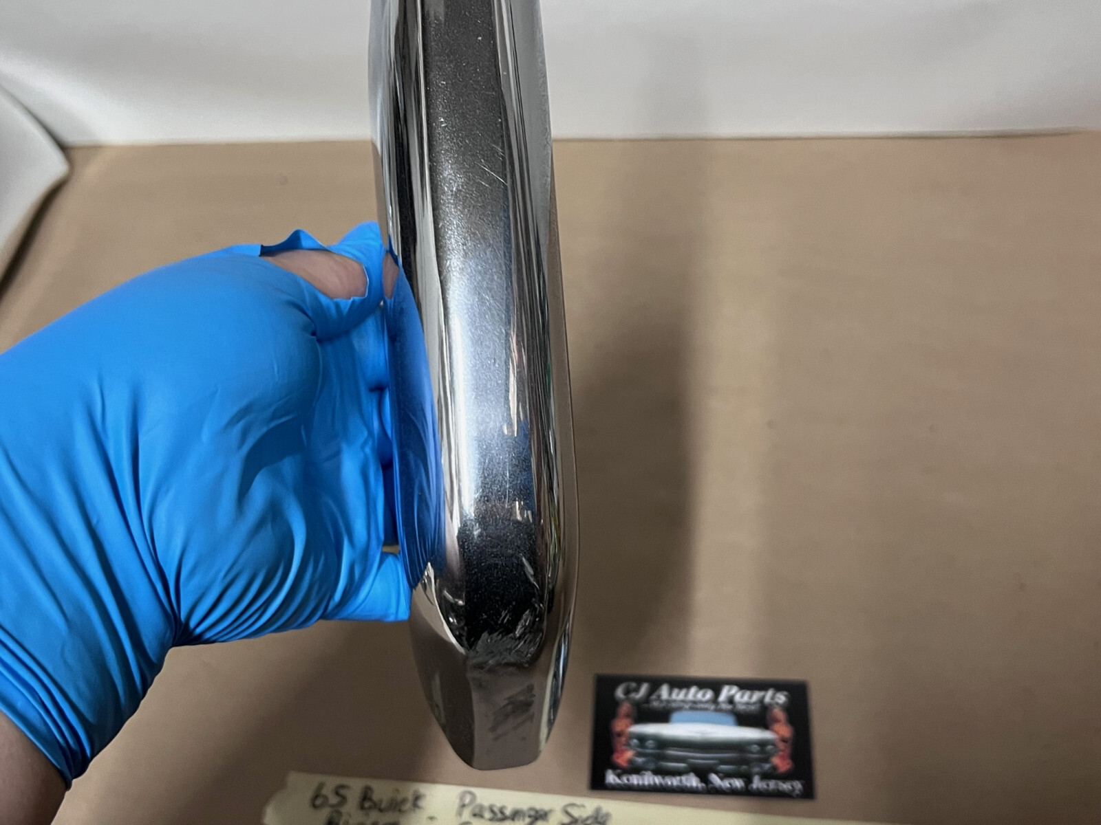 OEM 65 Buick Riviera RIGHT PASSENGER SIDE FRONT BUMPER GUARD BUMPERETTE ...