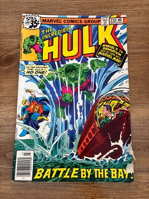 The Incredible Hulk # 233 VG Marvel Comic Book Avengers Thor Iron Man ...