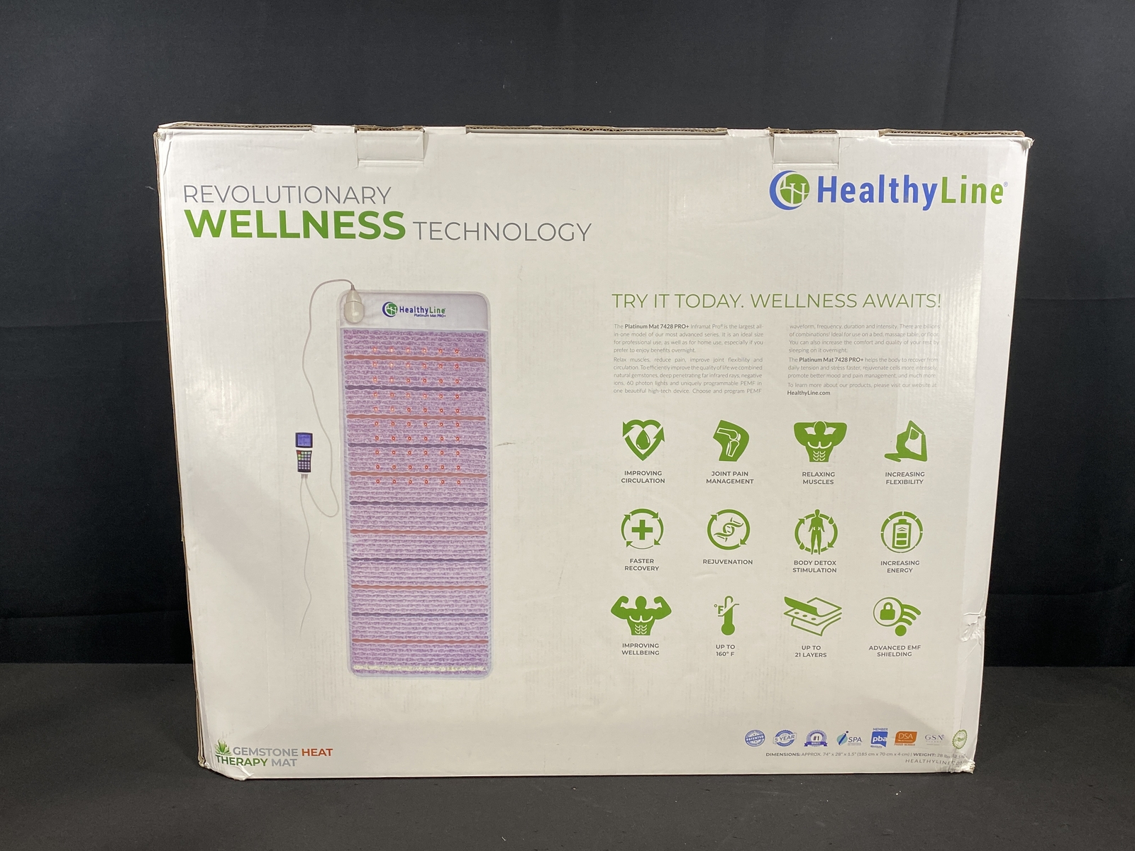 HealthyLine Platinum Full Pro Photon Advanced PEMF InfraMat Pro for ...