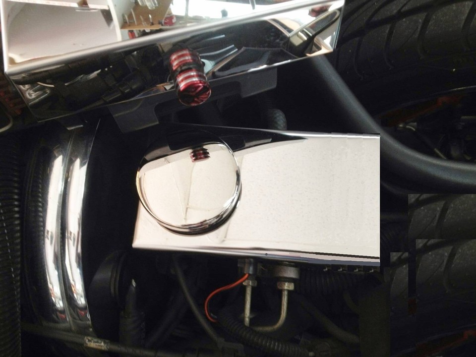 1994 C4 Corvette 70 pc ENGINE COVER KIT Polished Stainless Chrome Cap ...
