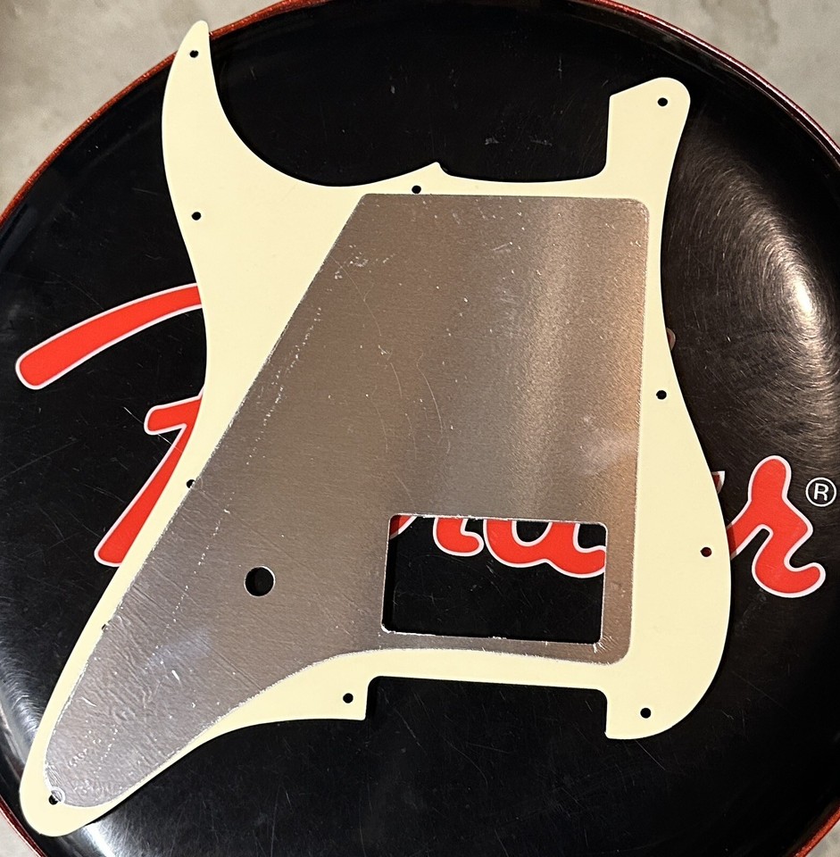 Aged White Pearloid Pickguard Fits Fender® Tom Delonge Stratocaster 3 ...