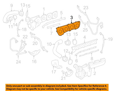 MERCEDES OEM 12-17 S550 Exhaust-Manifold Gasket 2781420480 | eBay