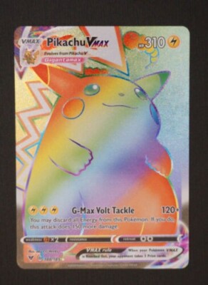 Pikachu VMAX (Secret) - 188/185 Vivid Voltage - Near Mint | eBay