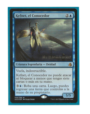 KEFNET, THE MIDFUL FOIL Amonkhet x1 Spanish El Conocedor Near Mint ...