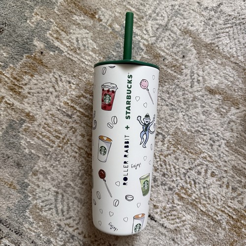 Starbucks X Roller Rabbit Stainless Steel Tumbler Cup Holiday Christmas ...