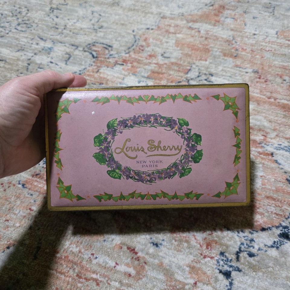 Set Of 2 Louis Sherry Vintage Candy Tins, 2lb & 1lb Tins | eBay