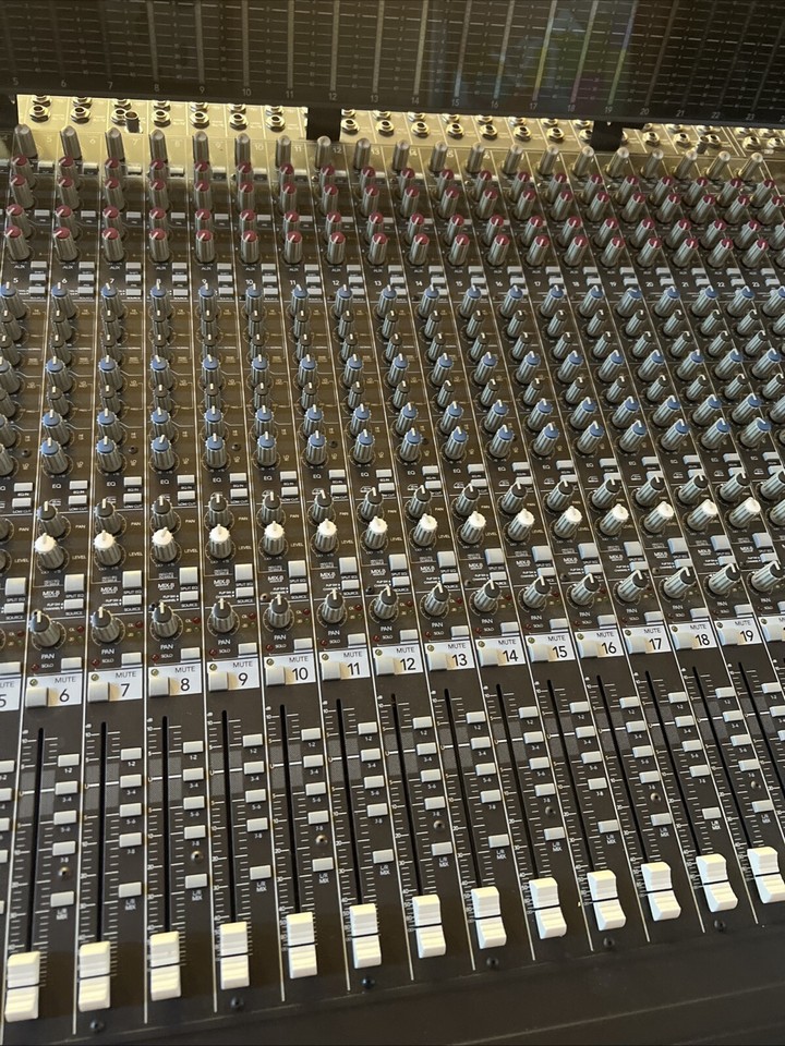 Vintage Mackie 24X8X2 8 Bus Mixing Console With Meter Bridge And Power ...