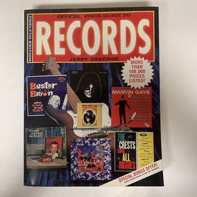 Official Price Guide To Records - Jerry Osborne - 12th Edition | eBay