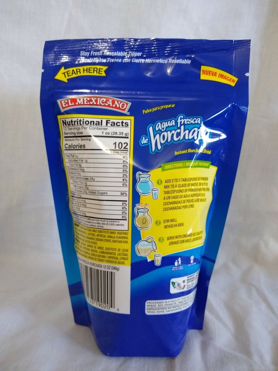 Botella De Horchata Mexicana El Mexicano Horchata Powdered Drink Mix,