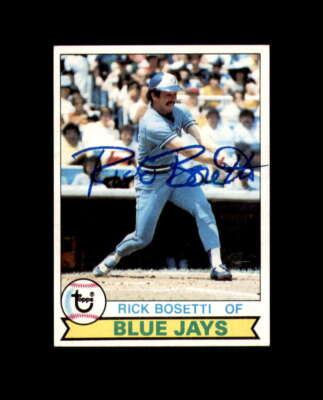 Rick Bosetti Signed Original 1979 Topps Toronto Blue Jays Autograph | eBay