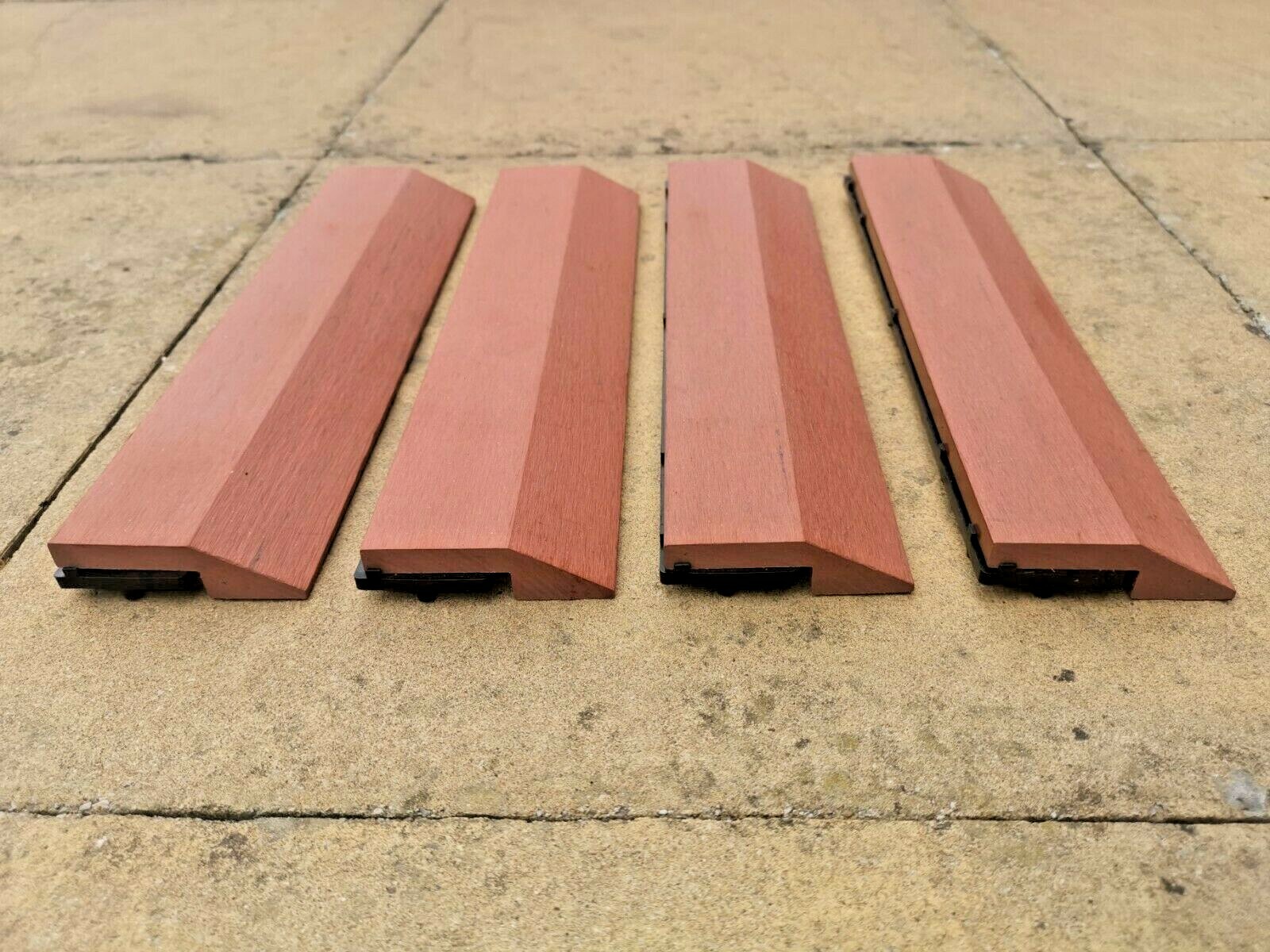 Straight Edge Ramps Solid Composite WPC Interlocking edges | eBay UK