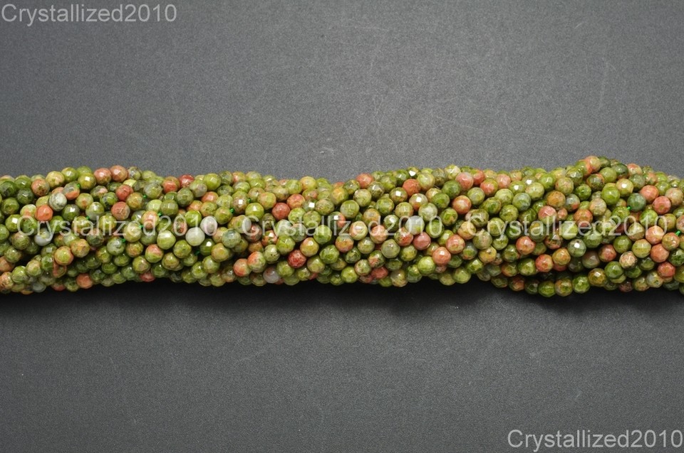 AAA Natural Gemstones Faceted Round Beads Crystal Quartz Amethyst 2mm ...