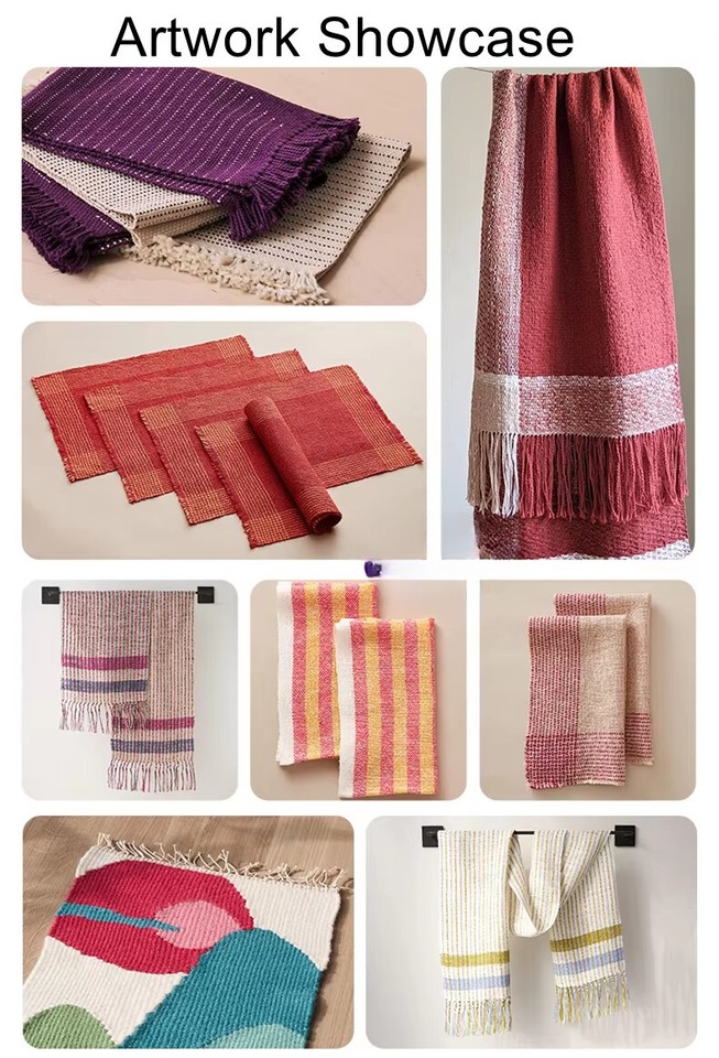 Home Tabletop Loom Easy Hand Weaving Small Loom Tabletop Cloth Bag Loom ...