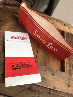 Vintage SARA LEE Factory Tour 1970s Brochure and Paper Baker's Hat | eBay