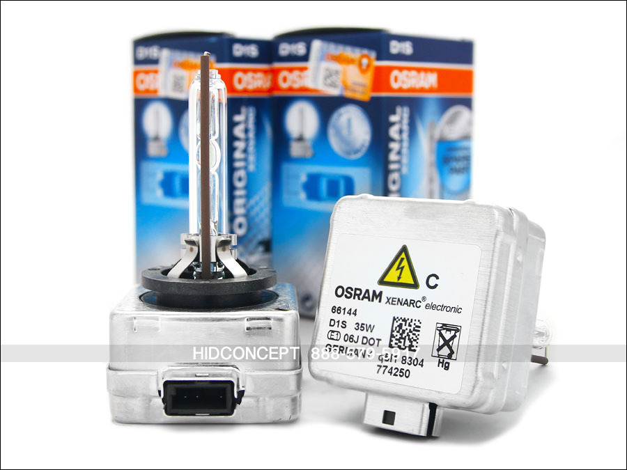 Osram Xenarc 66144 D1S OEM HID Xenon Headlight Bulbs | Made in Germany ...
