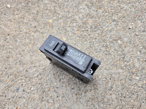 (1) Eaton BR120 20Amp Single Pole Circuit Breaker Cutler Hammer | eBay
