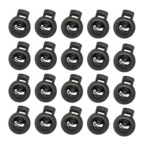 100 PCS Round Ball Cordlock Cord Lock Toggles Stopper Stops US Stock ...