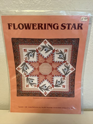 Flowering Star Quilt Block Patterns Designs Leman Publications 1985 ...