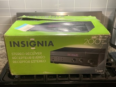 Insignia NS-R2001 - 2 Ch AM FM Phono Stereo Receiver System Amp Tuner ...