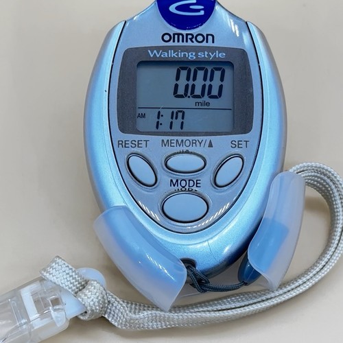 OMRON Walking Style HJ-112 Digital Pocket Pedometer w/ Clip Manual NEW ...
