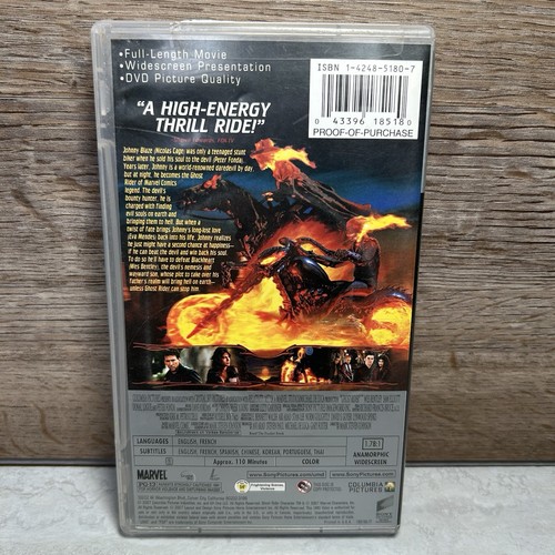 Ghost Rider Sony For PSP UMD Tested Missing Insert | eBay