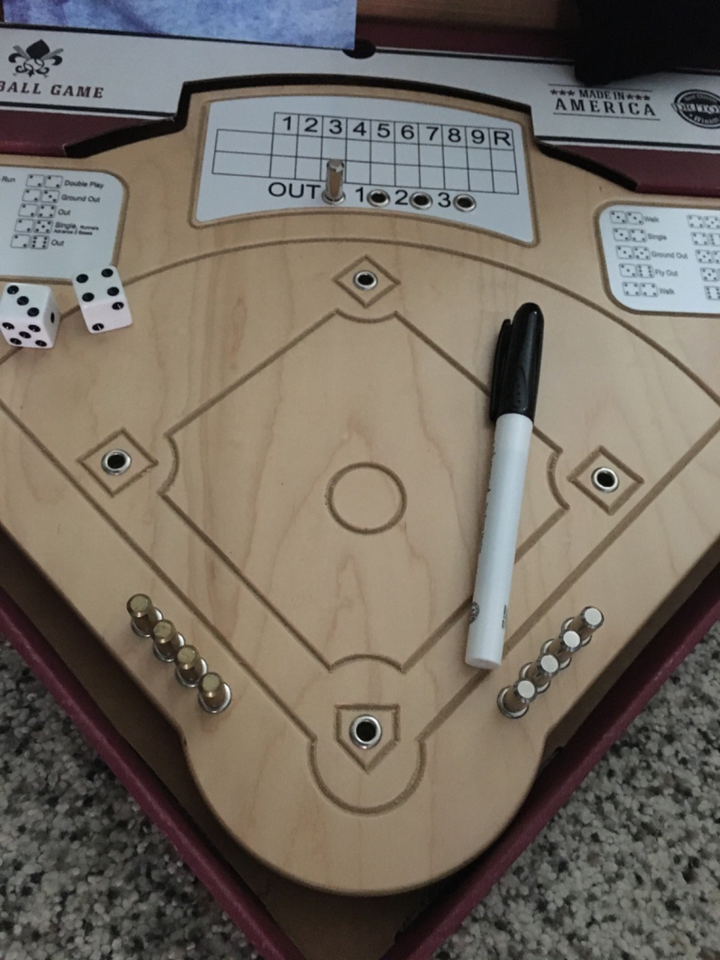 Across The Board Baseball Game Handcrafted Unique Entertainment Board ...